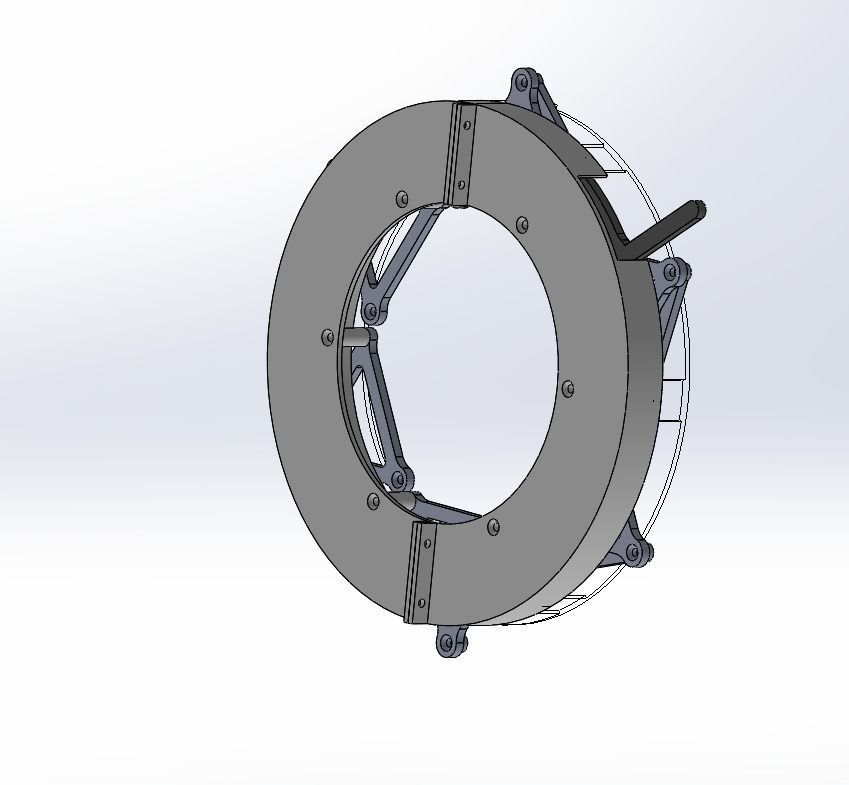 Iris Mechanism 3D model 3D printable | CGTrader