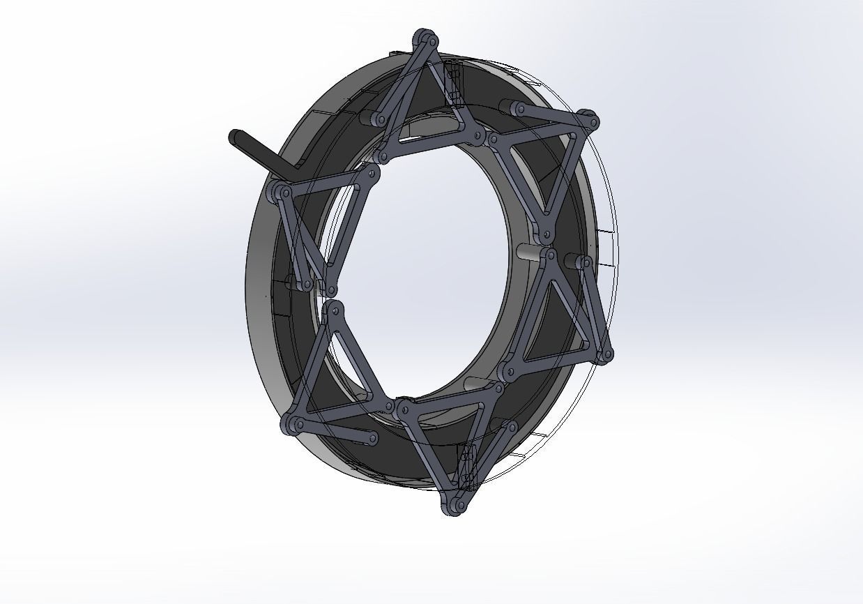 Iris Mechanism 3D model 3D printable | CGTrader