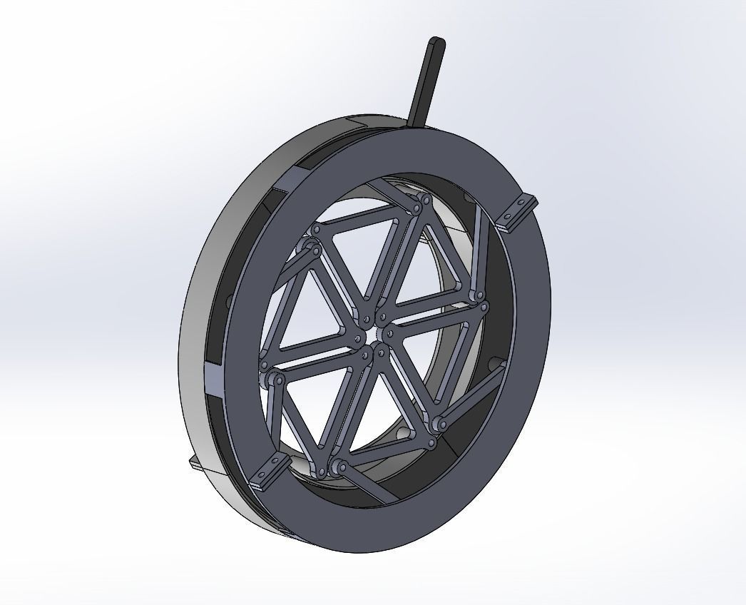 Iris Mechanism 3D model 3D printable | CGTrader