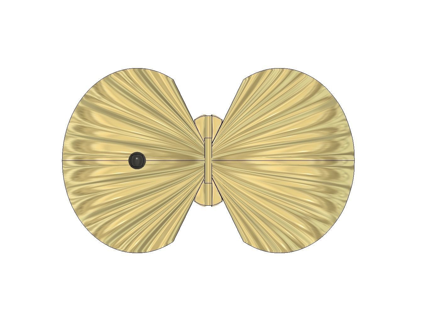 Clam with pearl and hinge 3D model 3D printable | CGTrader