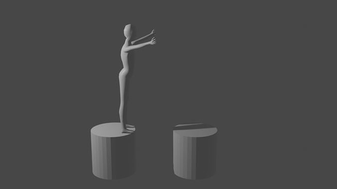 human jump 3D model | CGTrader
