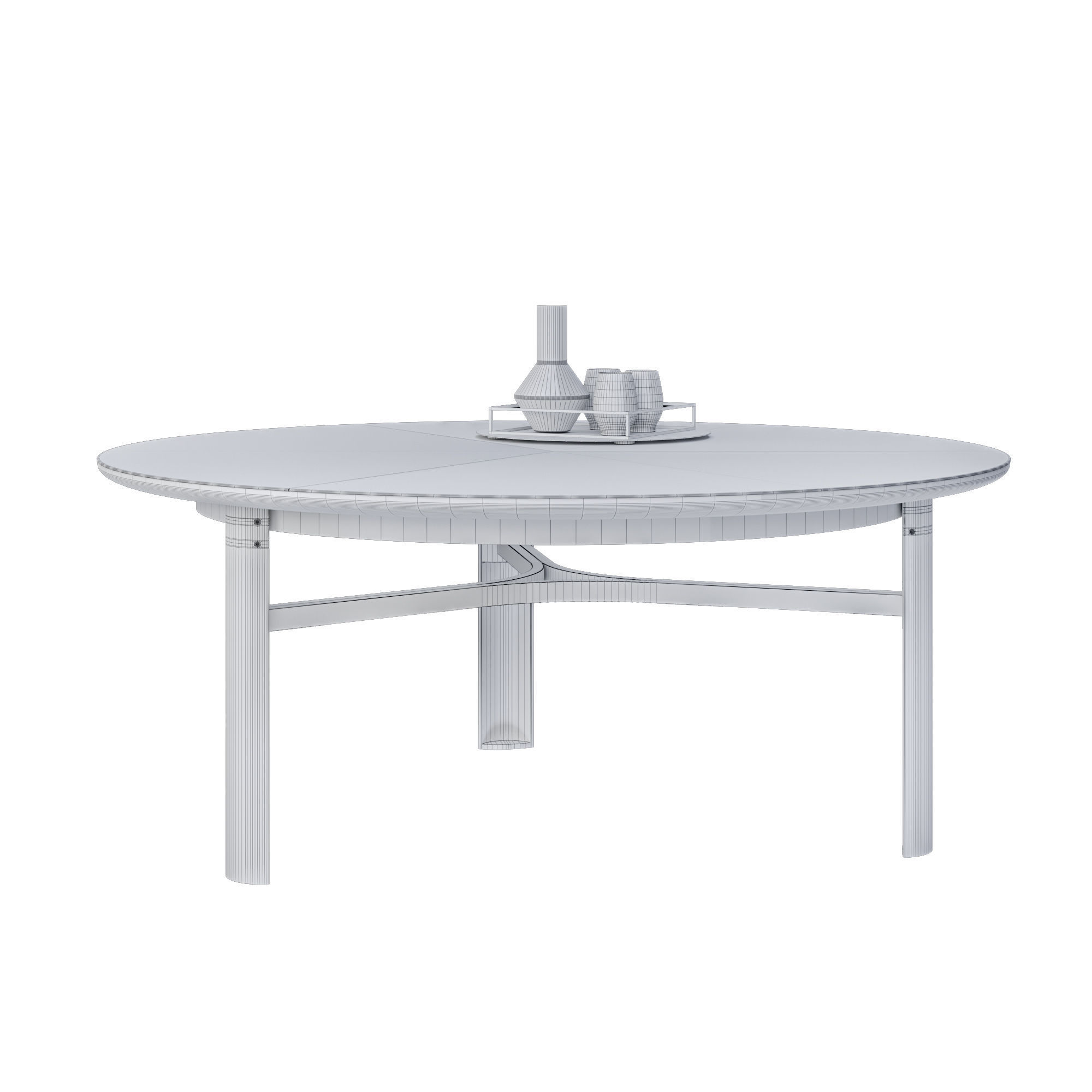 Minotti Dan round table 3D model | CGTrader