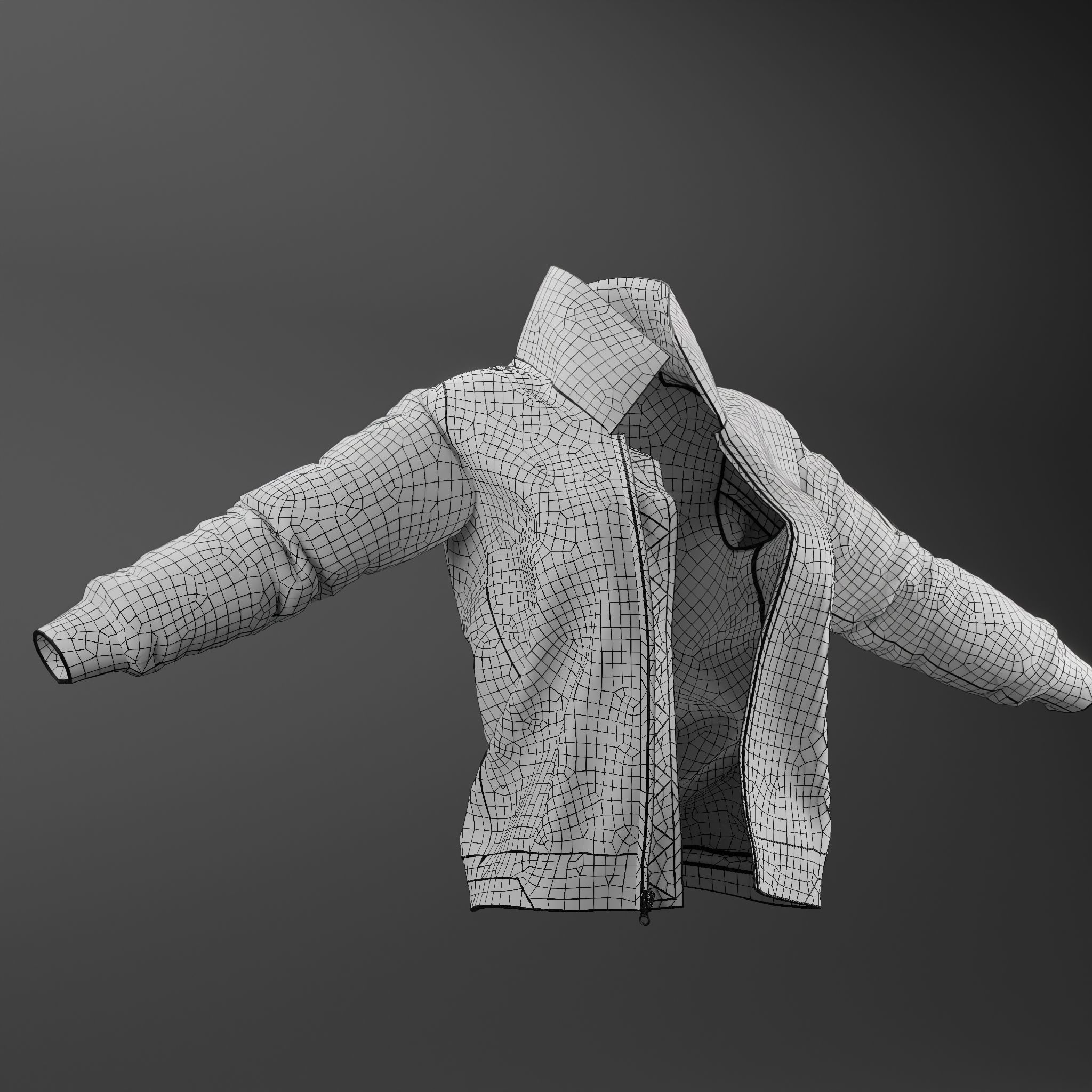 3D model Biker Leather Jacket VR / AR / low-poly | CGTrader