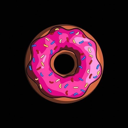 Stylized donut 3d model 3D model | CGTrader