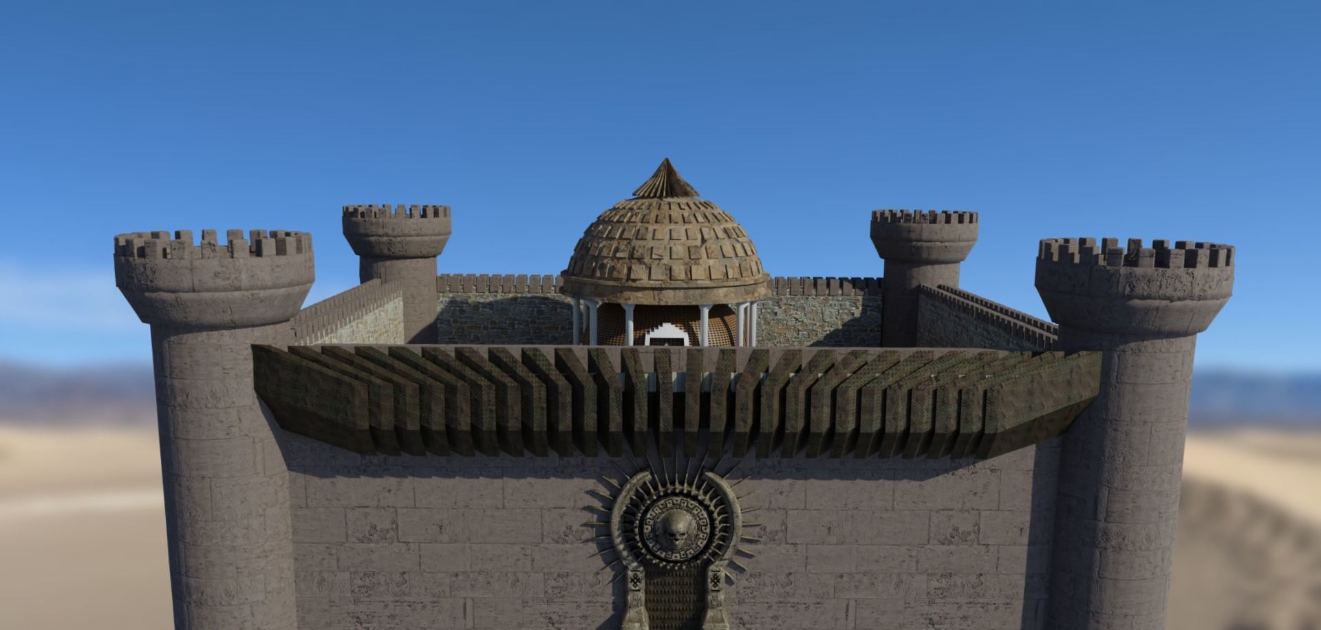 simple princess castle 3D model | CGTrader