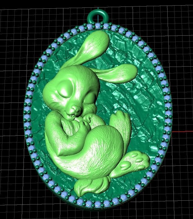 Rabbit bunny hare coney cony lapin krolik 2023 year 3D model 3D printable | CGTrader