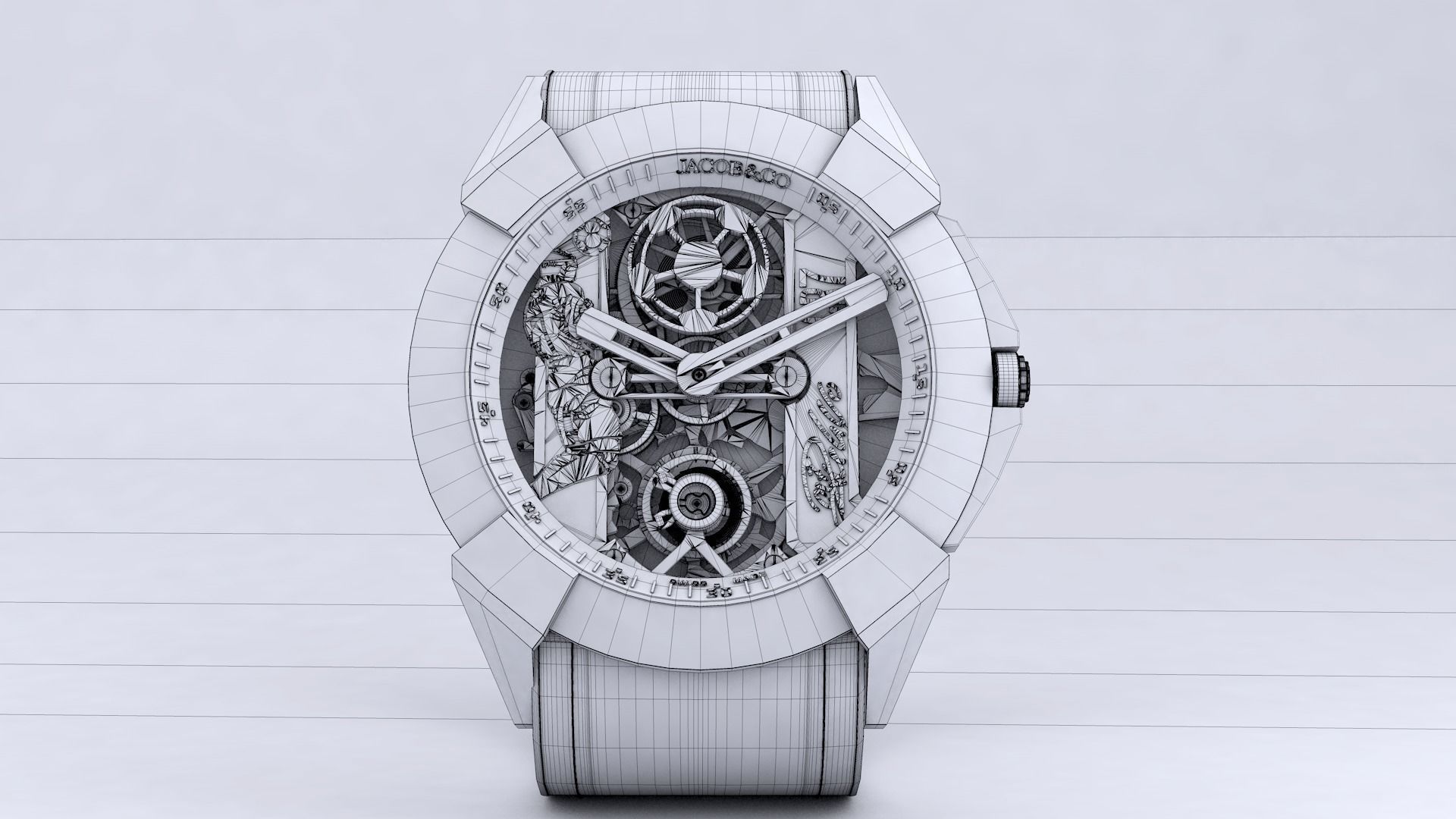 CR7 iconic watch The Jacob Co 3D model | CGTrader