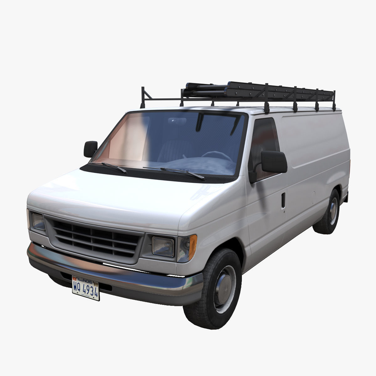 3D model Generic utility van VR / AR / low-poly | CGTrader