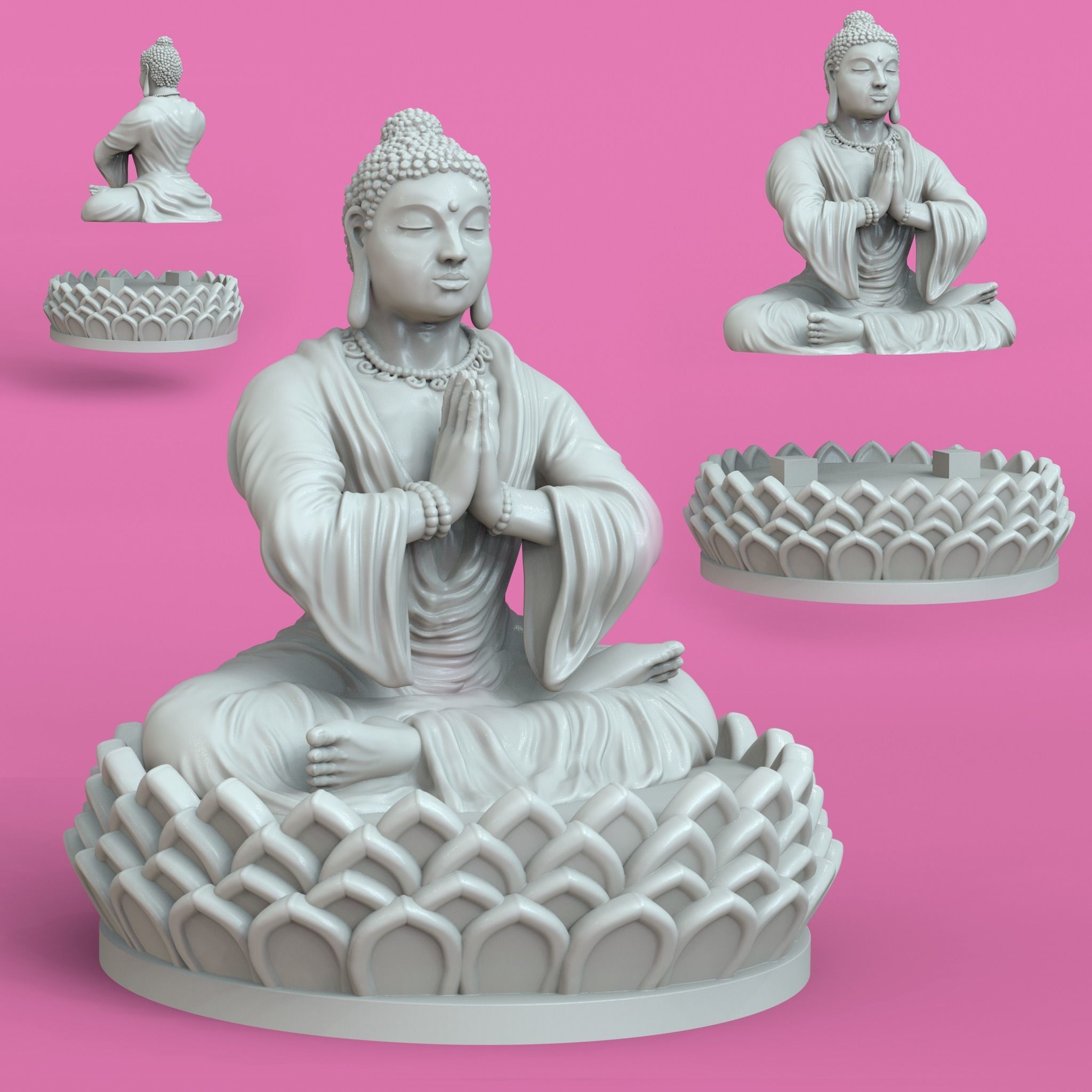 Buda - Buddha 3D model 3D printable | CGTrader