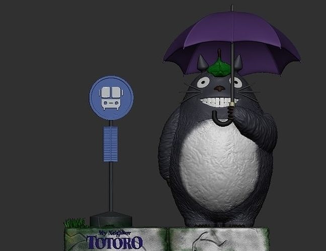 Totoro - My Neighbor Totoro 3D model 3D printable | CGTrader