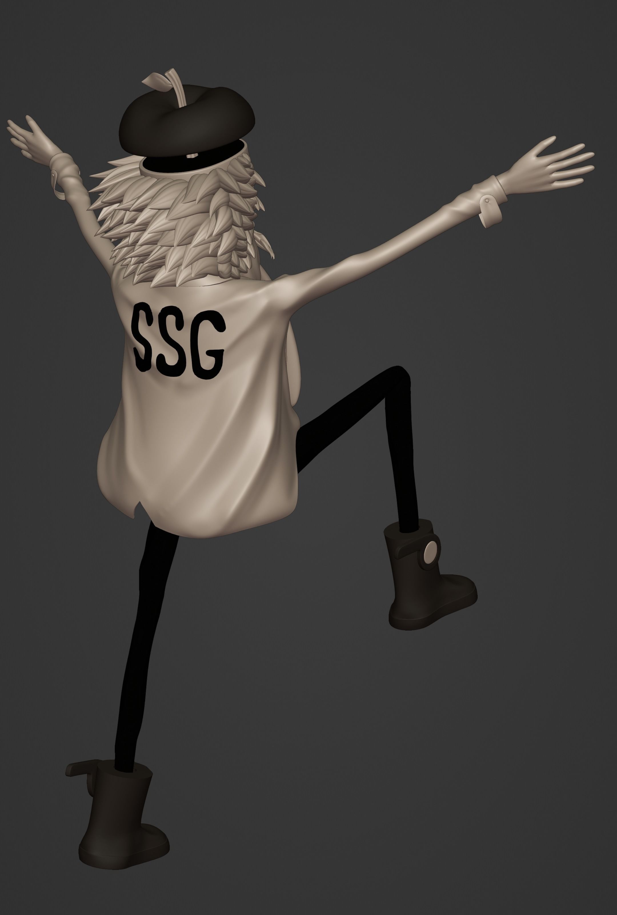 3D model ONE PIECE VEGAPUNK FIGURE SCULPT VR / AR / low-poly | CGTrader