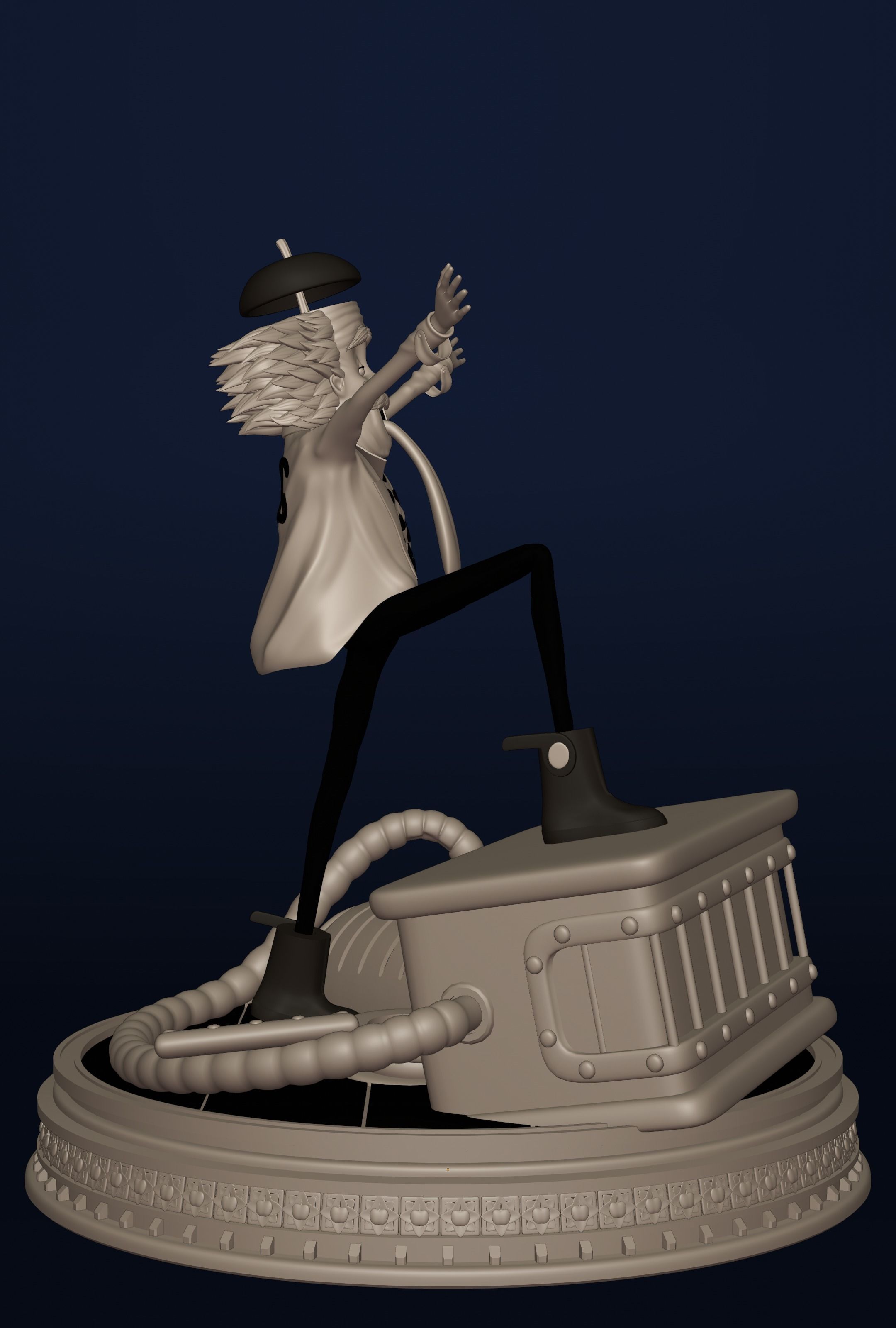 3D model ONE PIECE VEGAPUNK FIGURE SCULPT VR / AR / low-poly | CGTrader