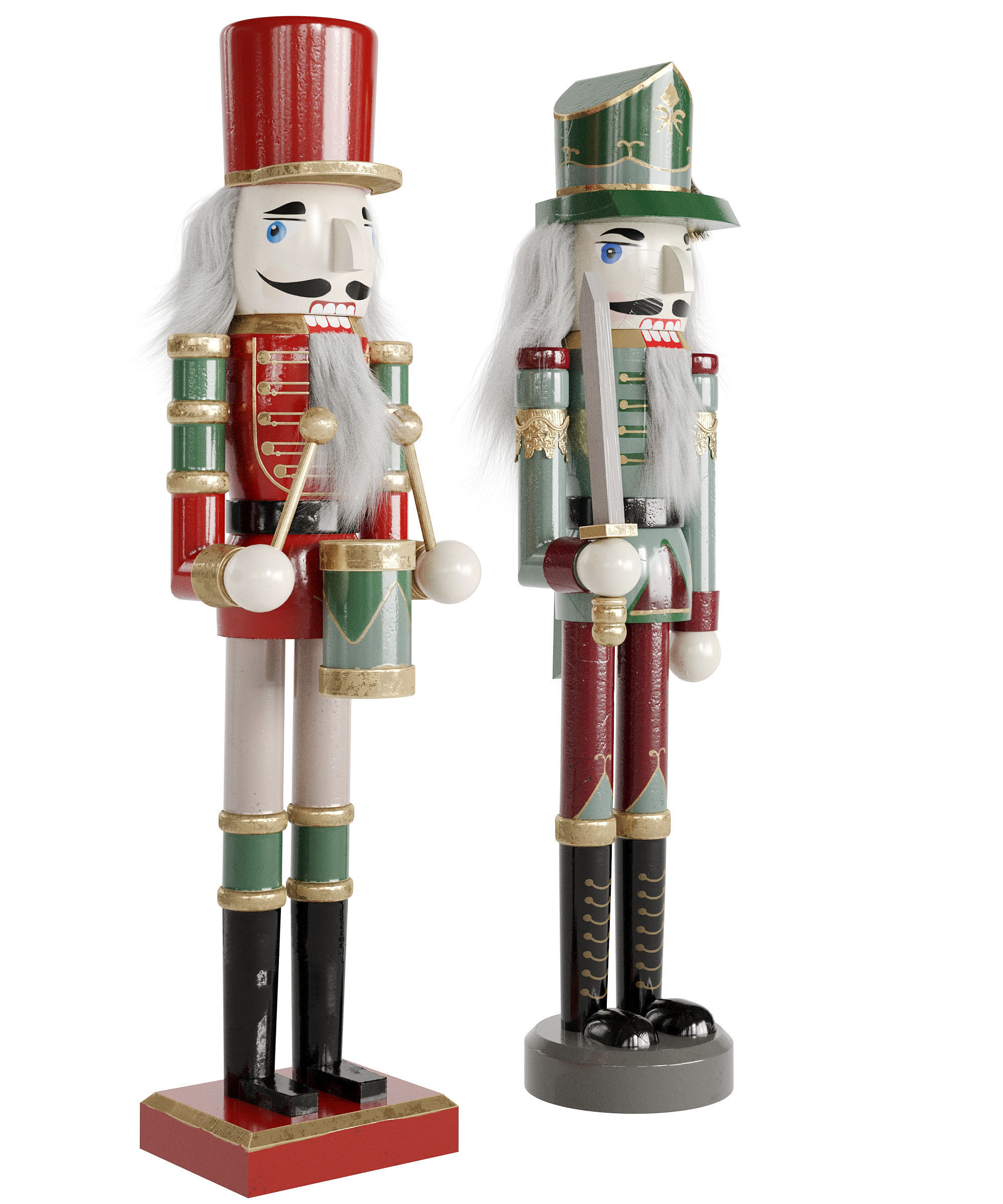 Nutcracker Set 01 3D model | CGTrader
