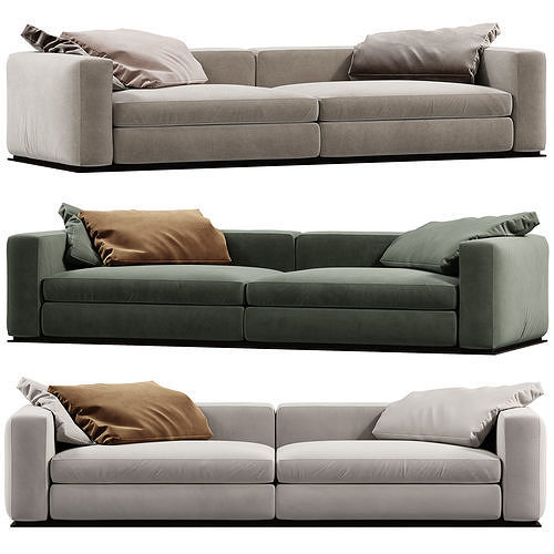Minotti Leonard Sofa 3D model | CGTrader