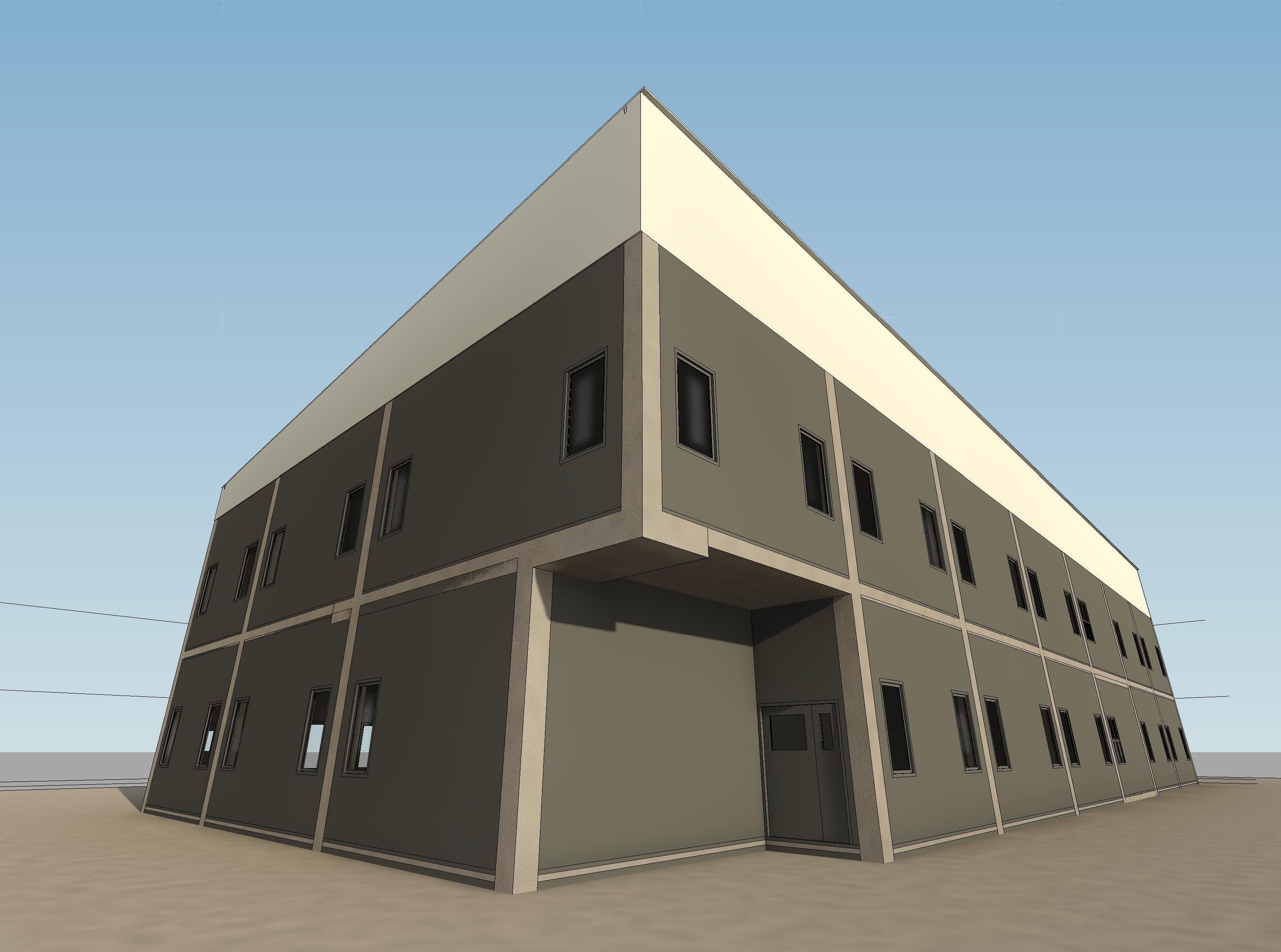 Industrial office by REVIT 3D model | CGTrader
