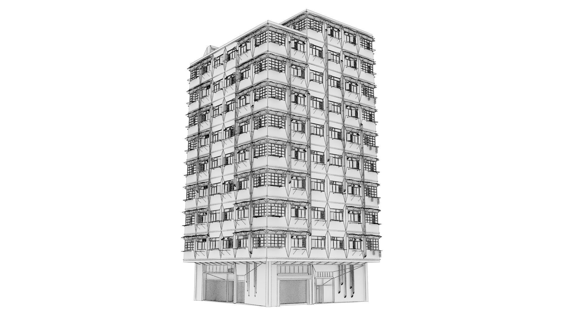 Hong Kong Street V3 3D model | CGTrader