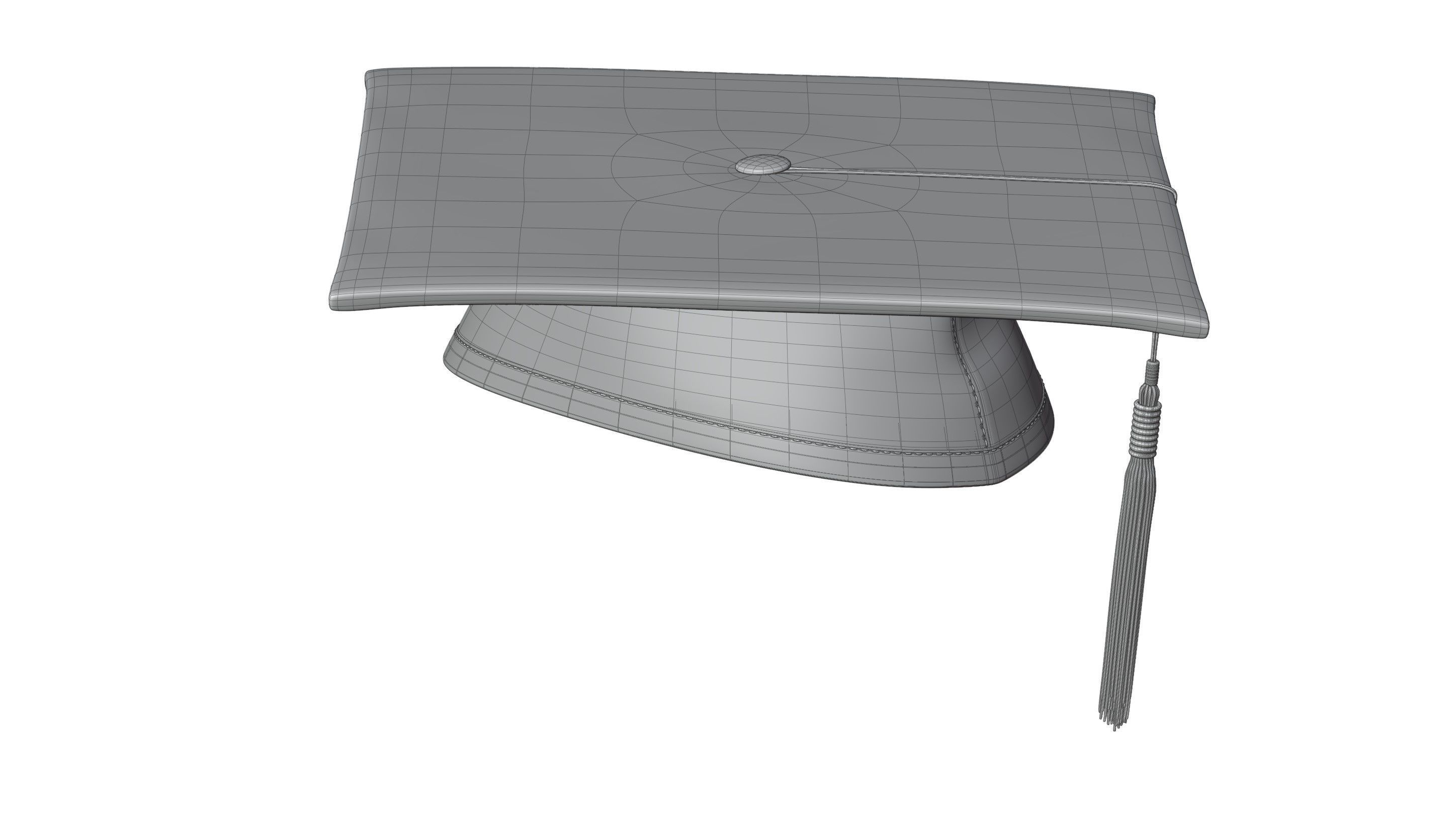Square Academic Cap 3D model | CGTrader