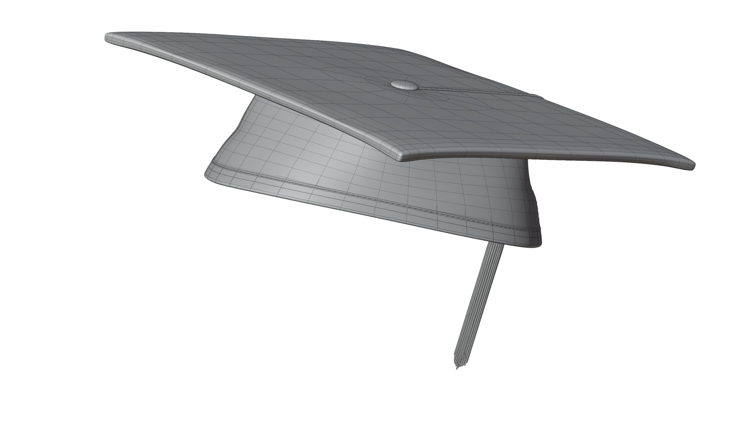 Square Academic Cap 3D model | CGTrader