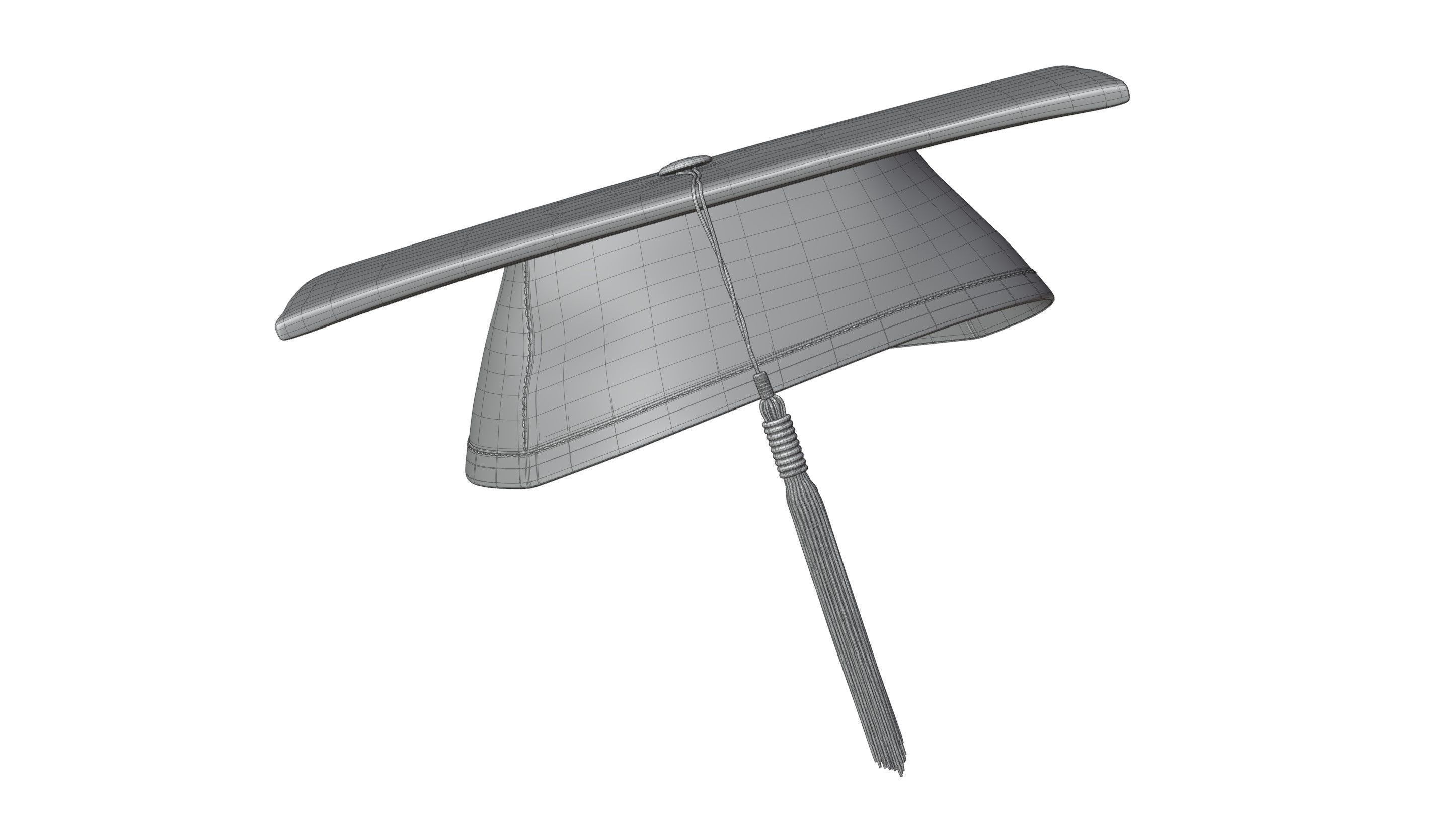 Square Academic Cap 3D model | CGTrader