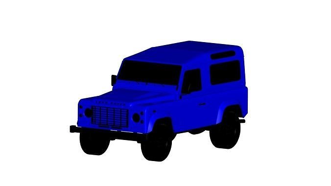 Land Rover Station 2010 3D model | CGTrader