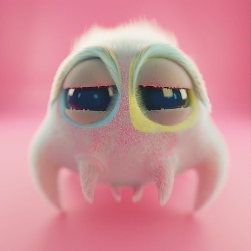 Cute Spider Character UV Unwrapped and Fur 3D model rigged | CGTrader