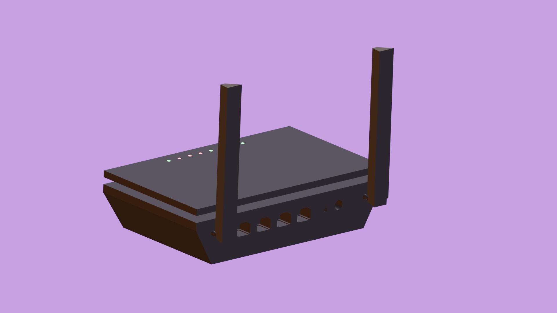Low Poly Modem router free VR / AR / low-poly 3D model | CGTrader