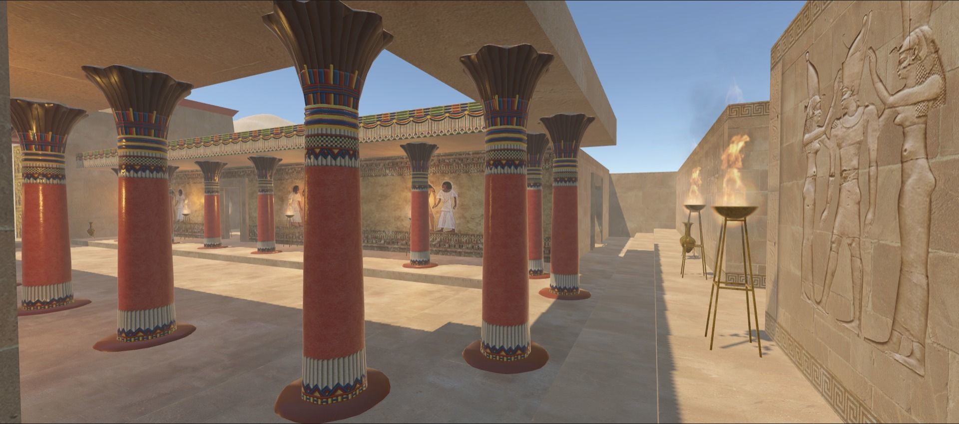 3D model Egyptian labyrinth VR VR / AR / low-poly | CGTrader