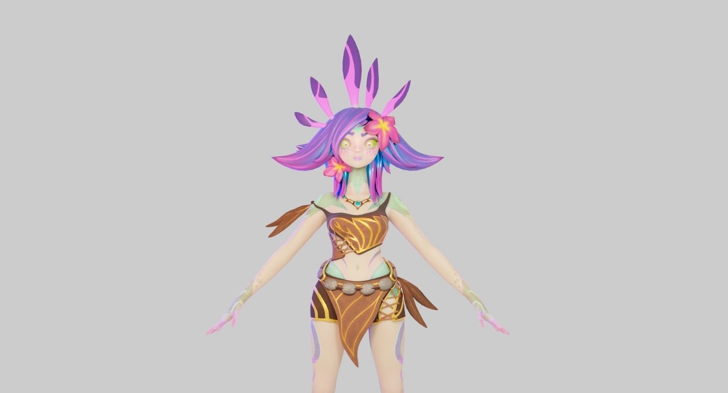 NEEKO LOL 3D model rigged | CGTrader