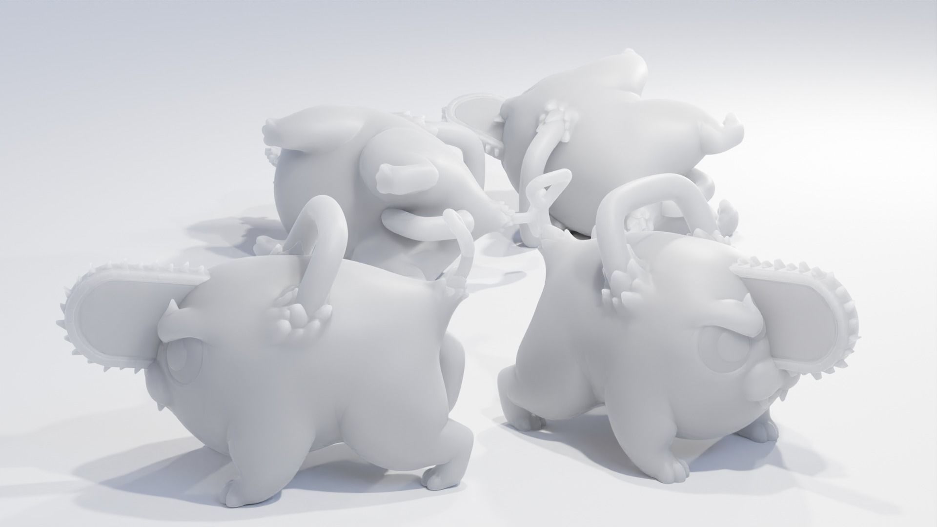 Pochita - free figure free 3D model 3D printable | CGTrader