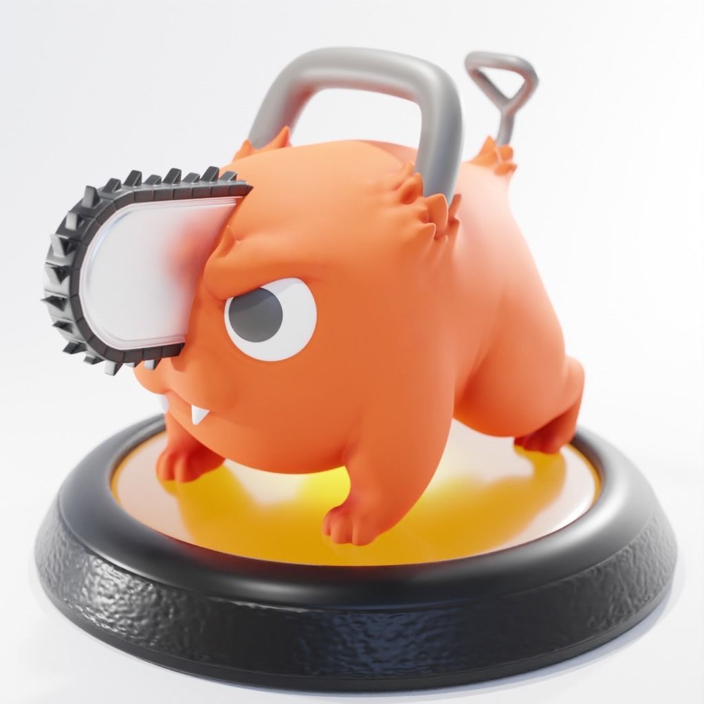 Pochita - free figure free 3D model 3D printable | CGTrader