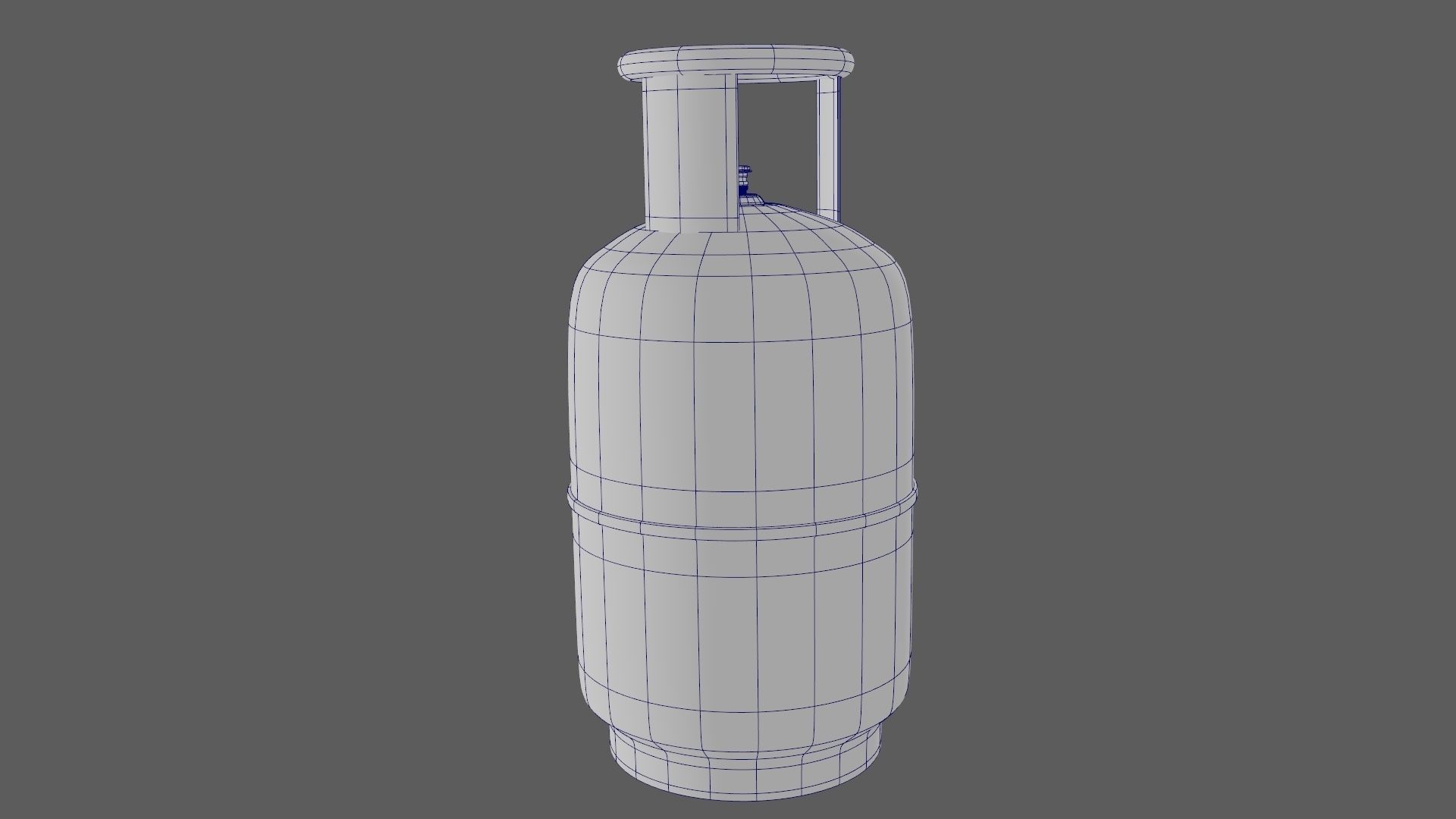 3D model HP GAS CYLINDER RUSTY 3d model VR / AR / low-poly | CGTrader