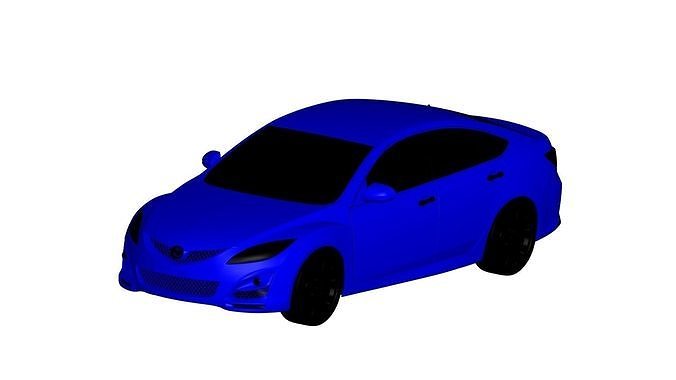 Mazda 6 car 3D model | CGTrader