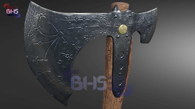Leviathan axe God of War 3D model 3D printable | CGTrader