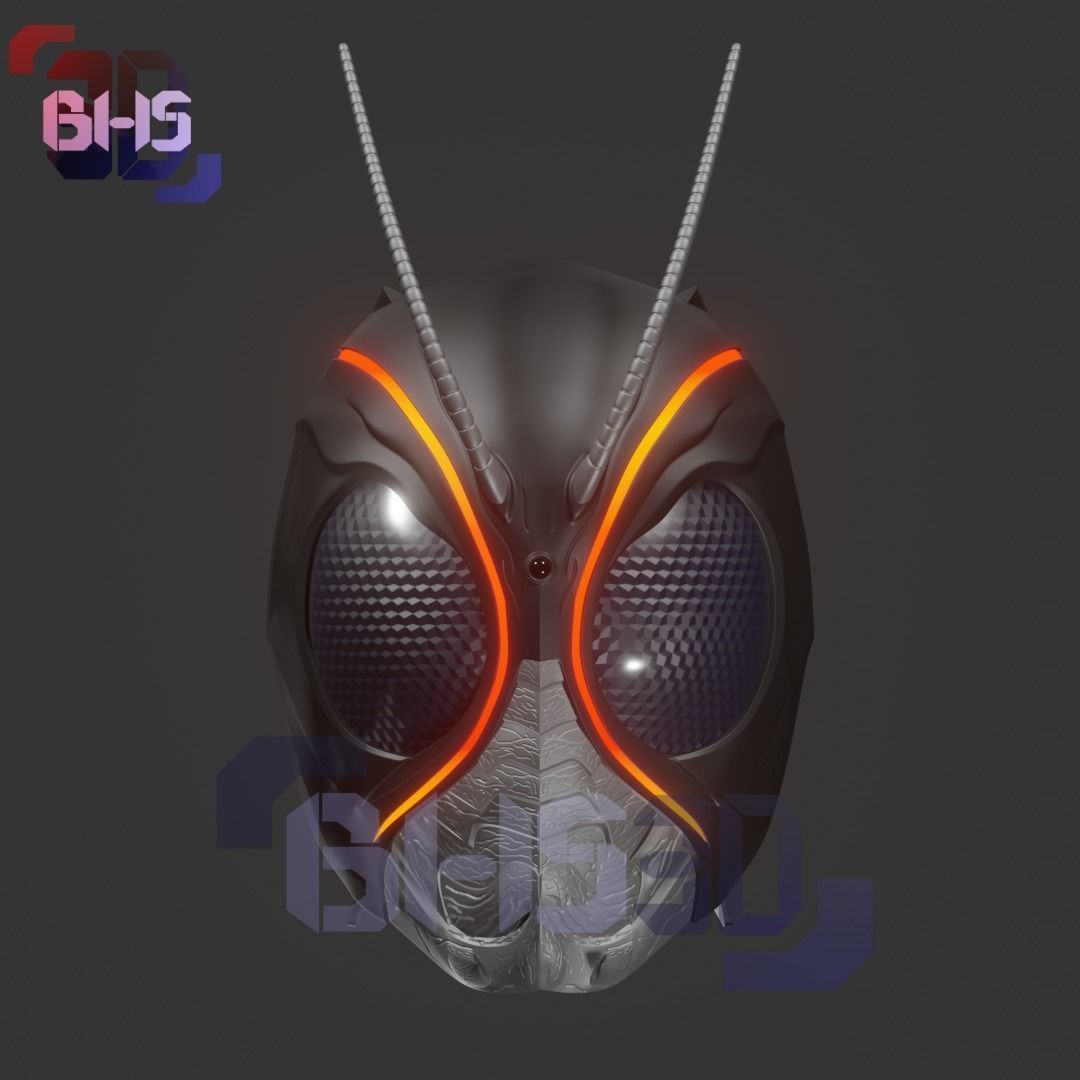 KR Blacksun Helmet 3D model 3D printable | CGTrader