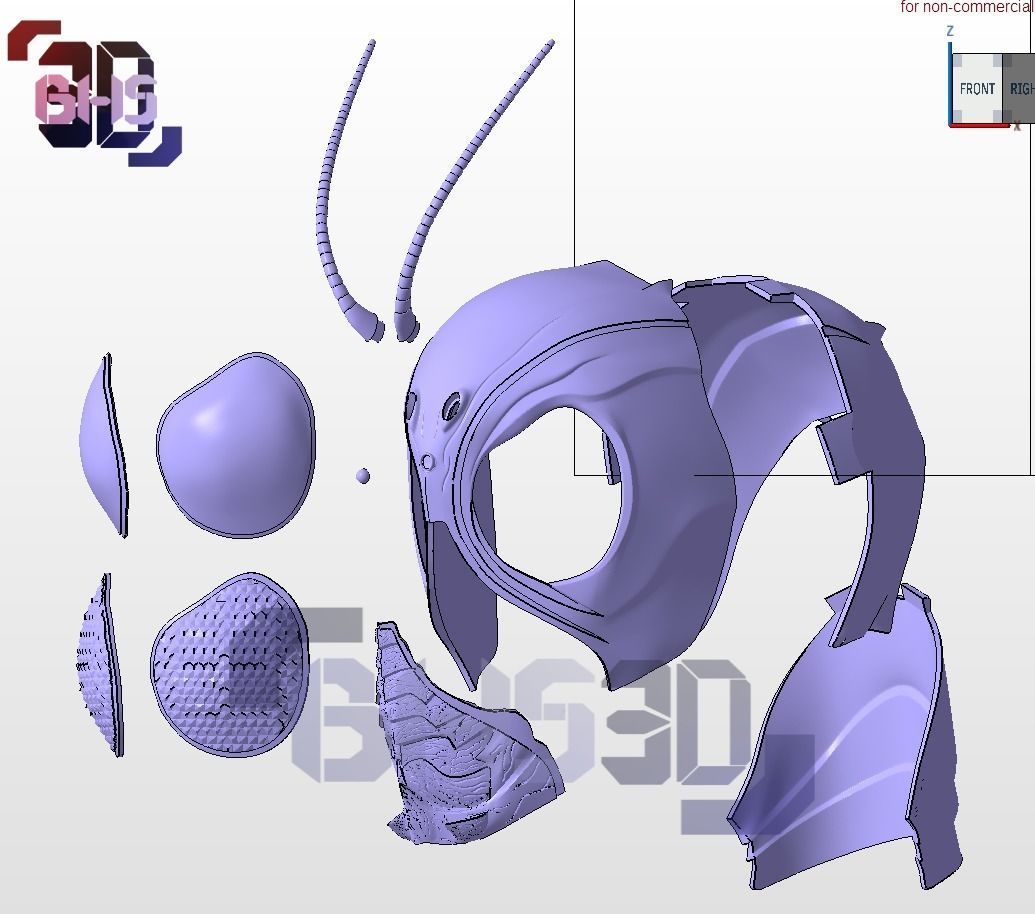 KR Blacksun Helmet 3D model 3D printable | CGTrader