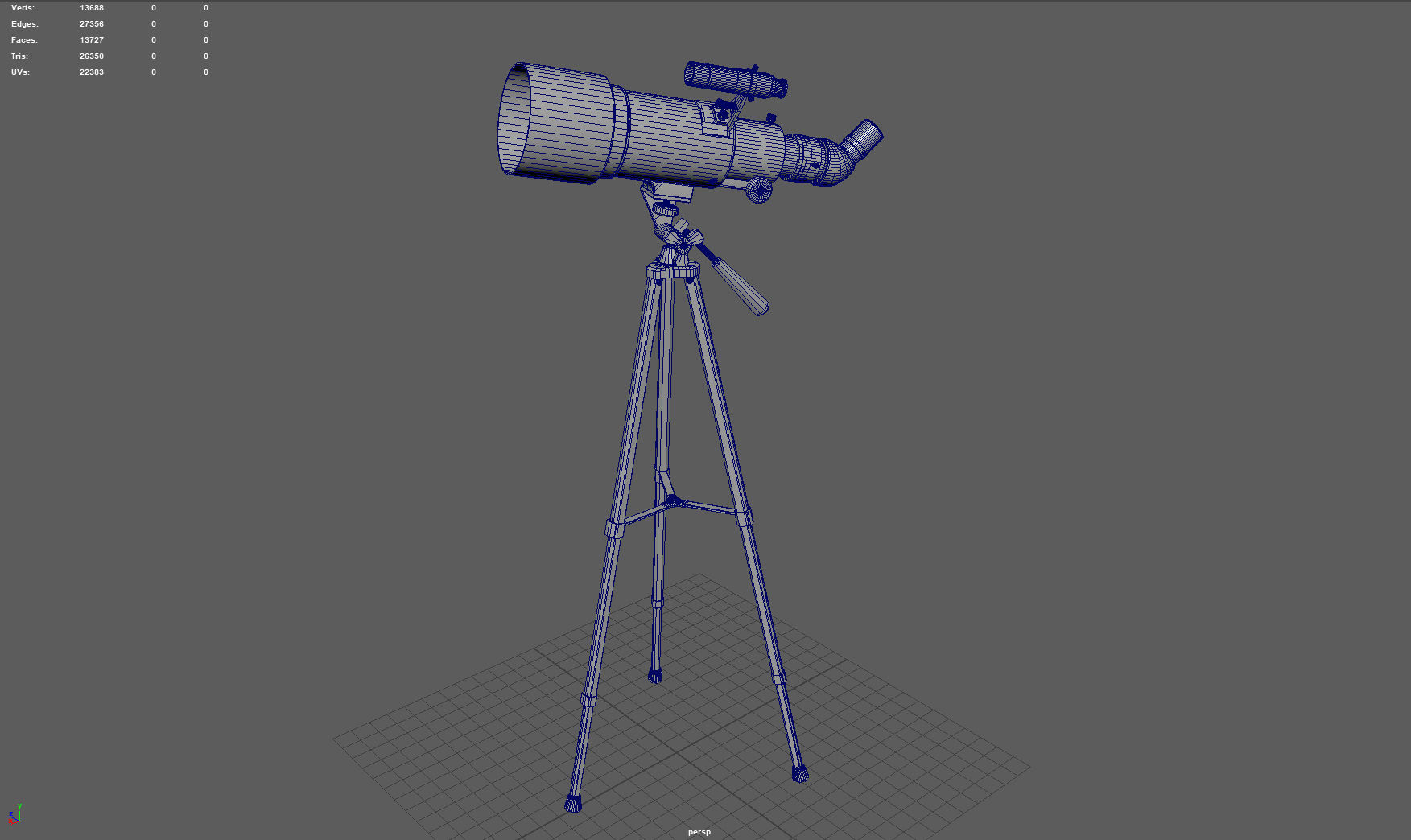 3D model Modern Telescope VR / AR / low-poly | CGTrader