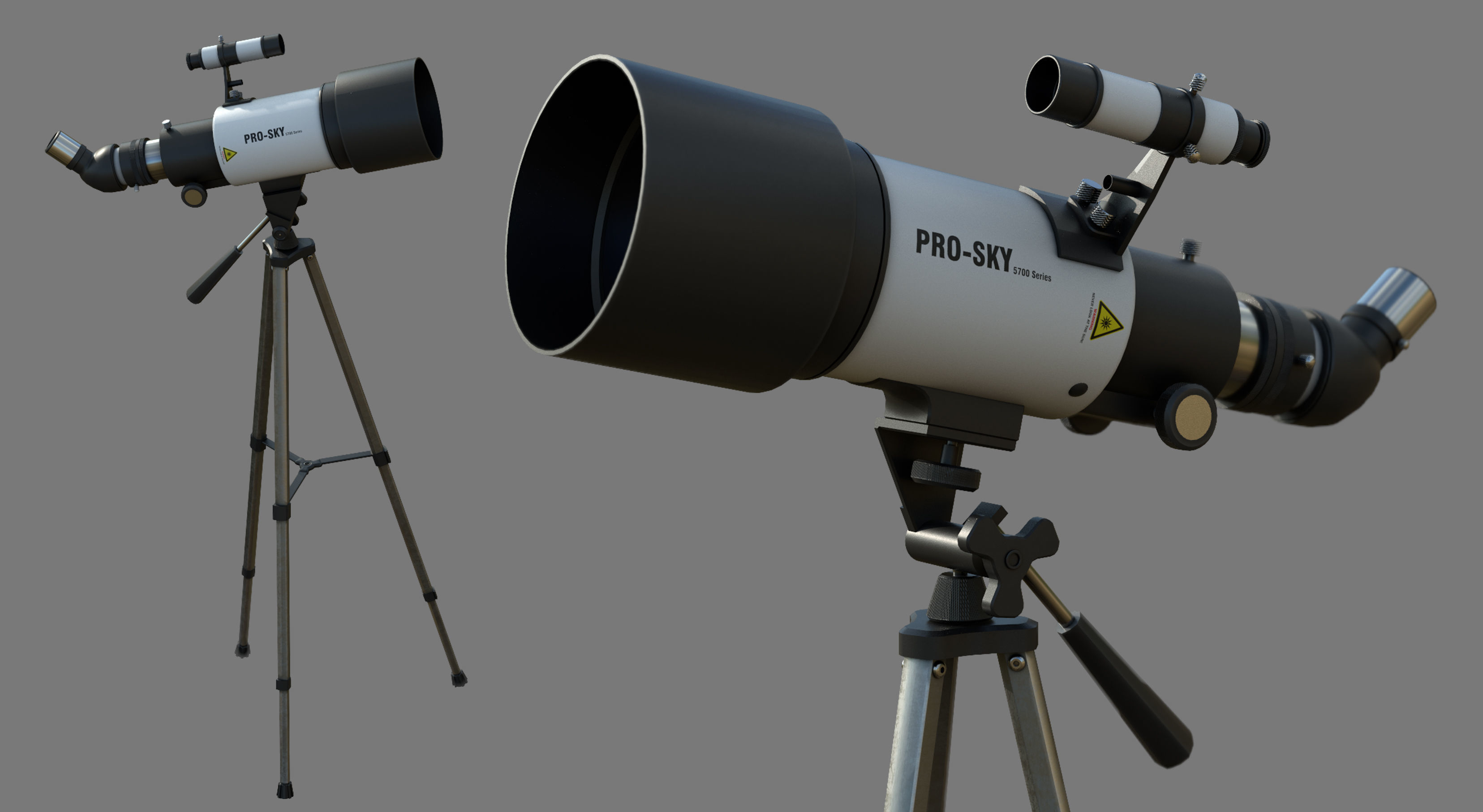 3D model Modern Telescope VR / AR / low-poly | CGTrader
