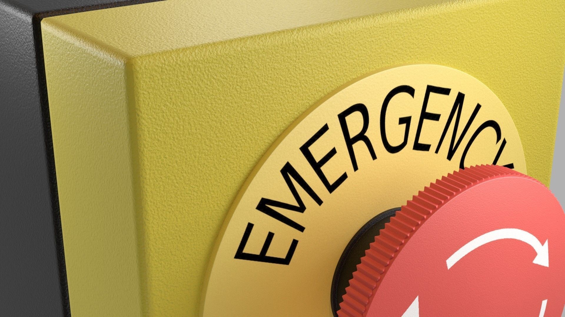 emergency stop 3D model | CGTrader