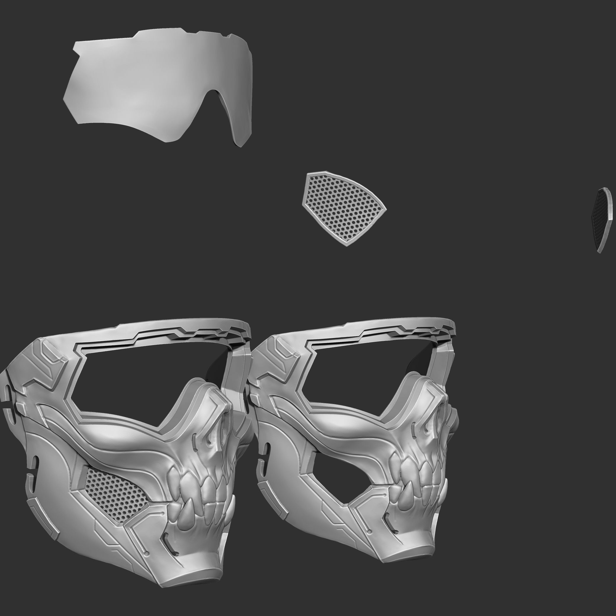 PROT MASK V01 3D model 3D printable | CGTrader
