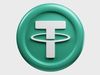 Tether or USDT Green Crypto Coin with cartoon style 3D model | CGTrader