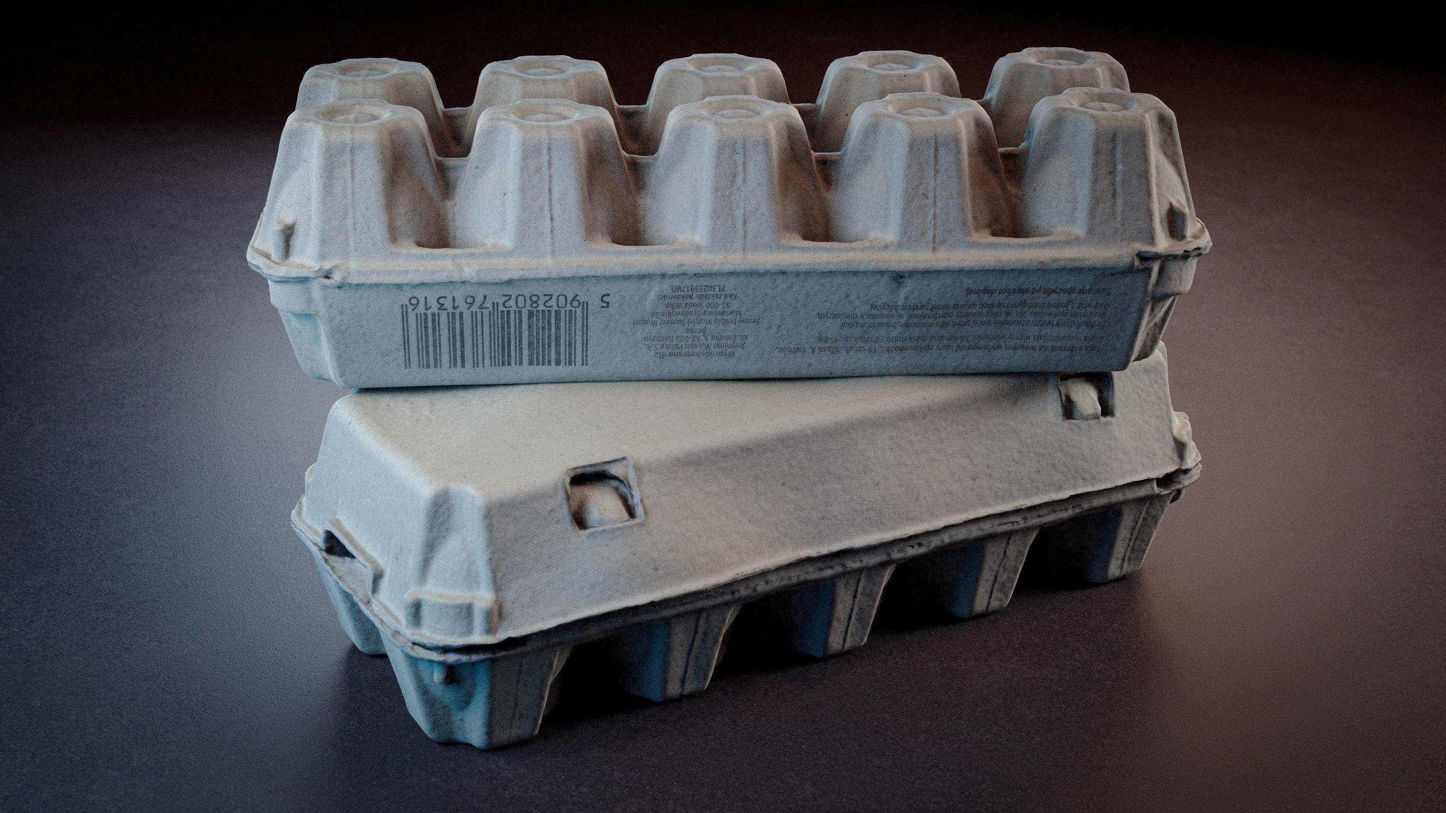 Egg Box -02- Photogrammetry 3D model | CGTrader