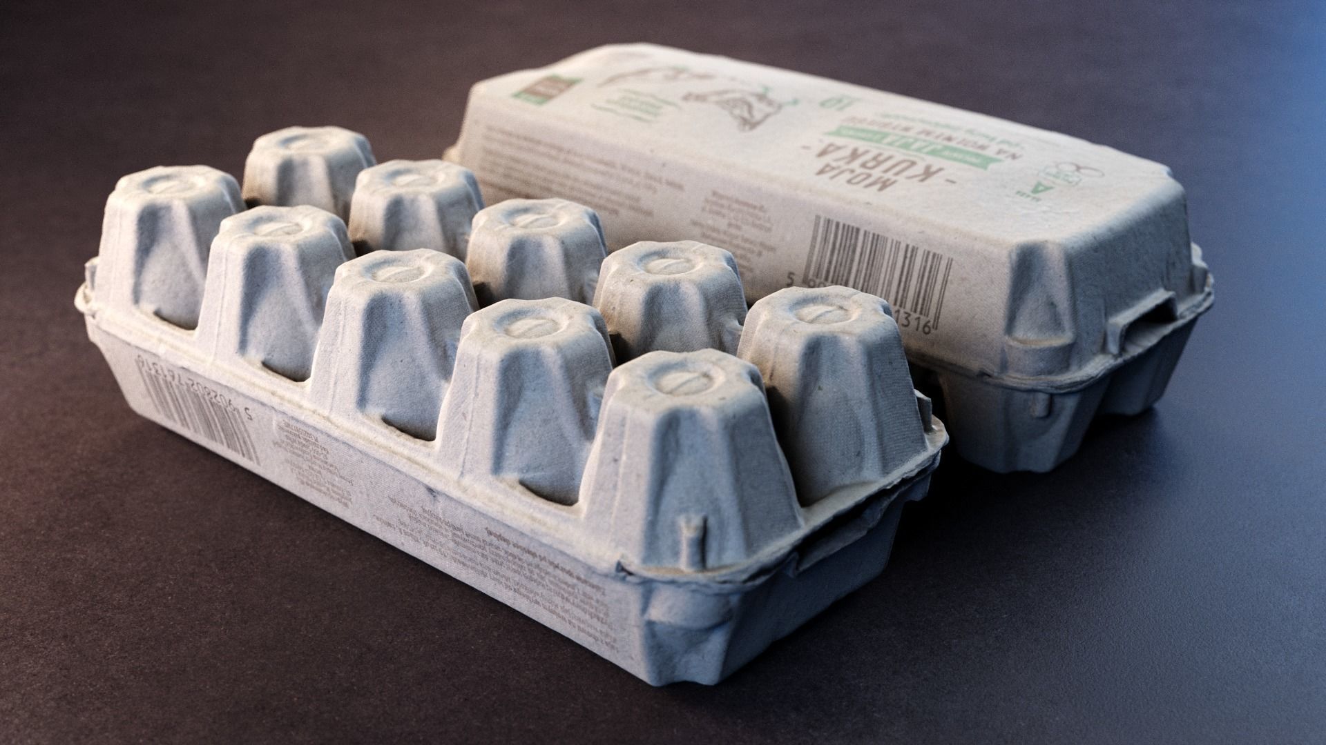 Egg Box -02- Photogrammetry 3D model | CGTrader