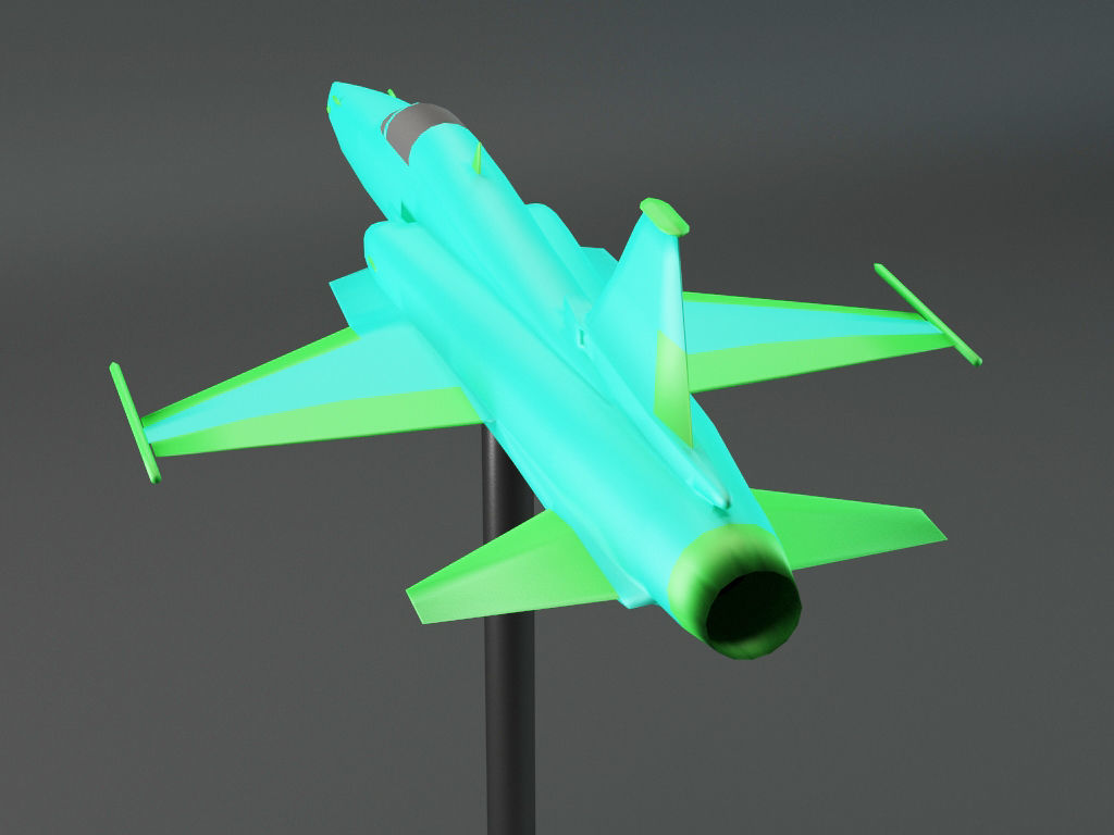 F-20 tigershark 3D model 3D printable | CGTrader