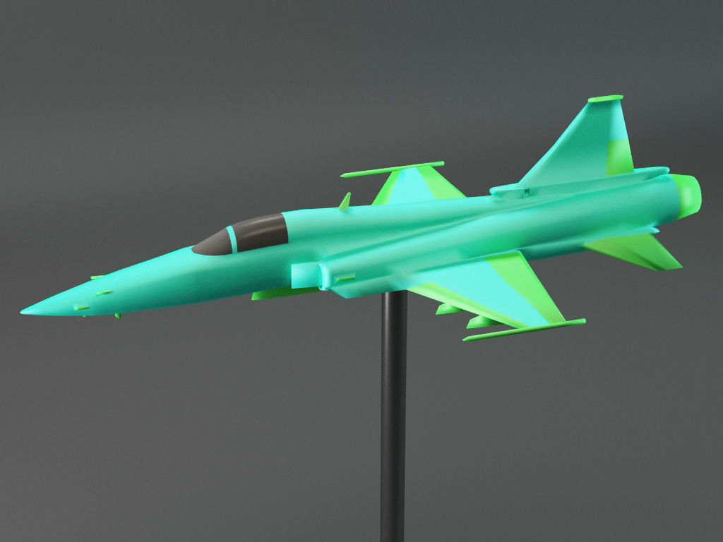 F-20 tigershark 3D model 3D printable | CGTrader