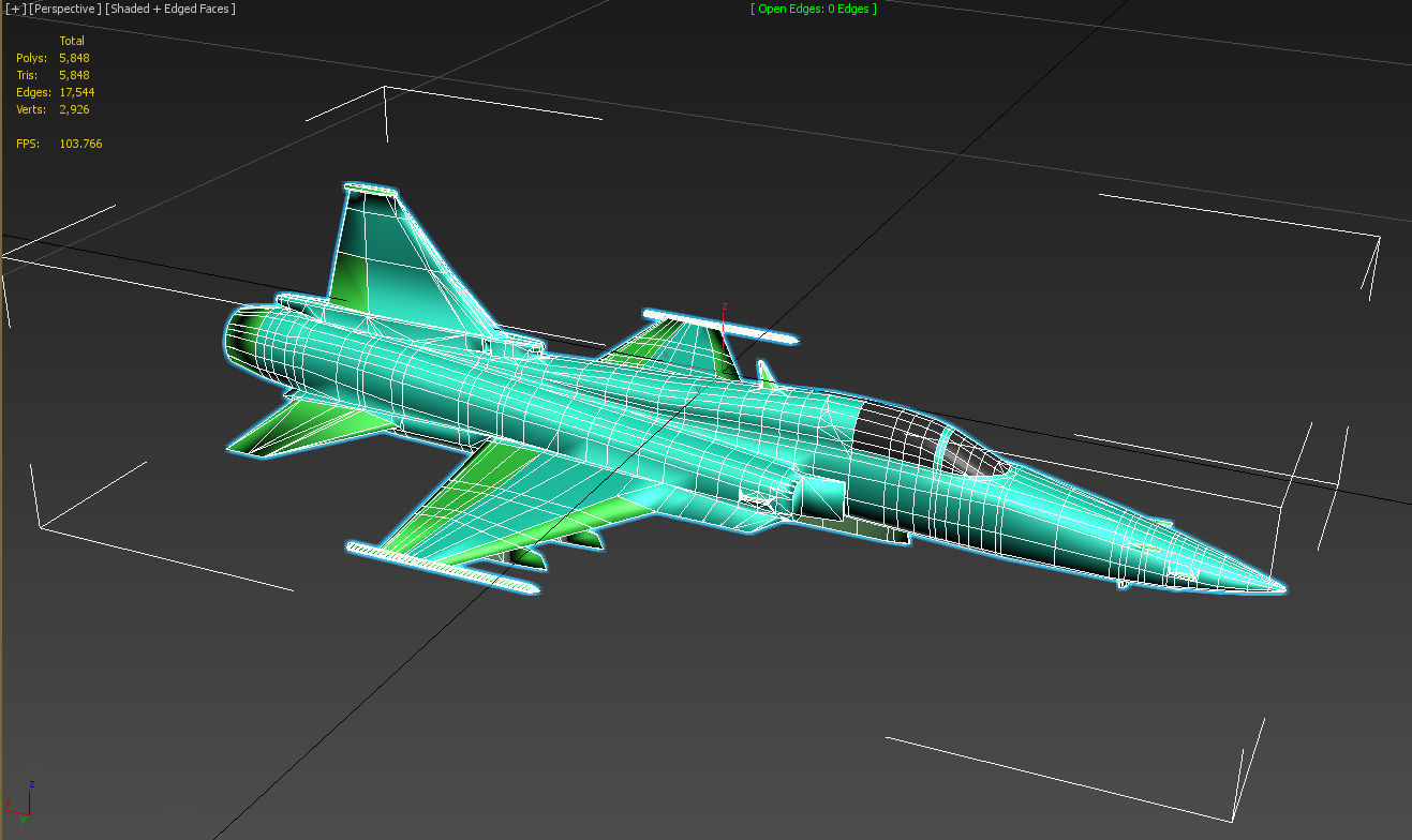 F-20 tigershark 3D model 3D printable | CGTrader