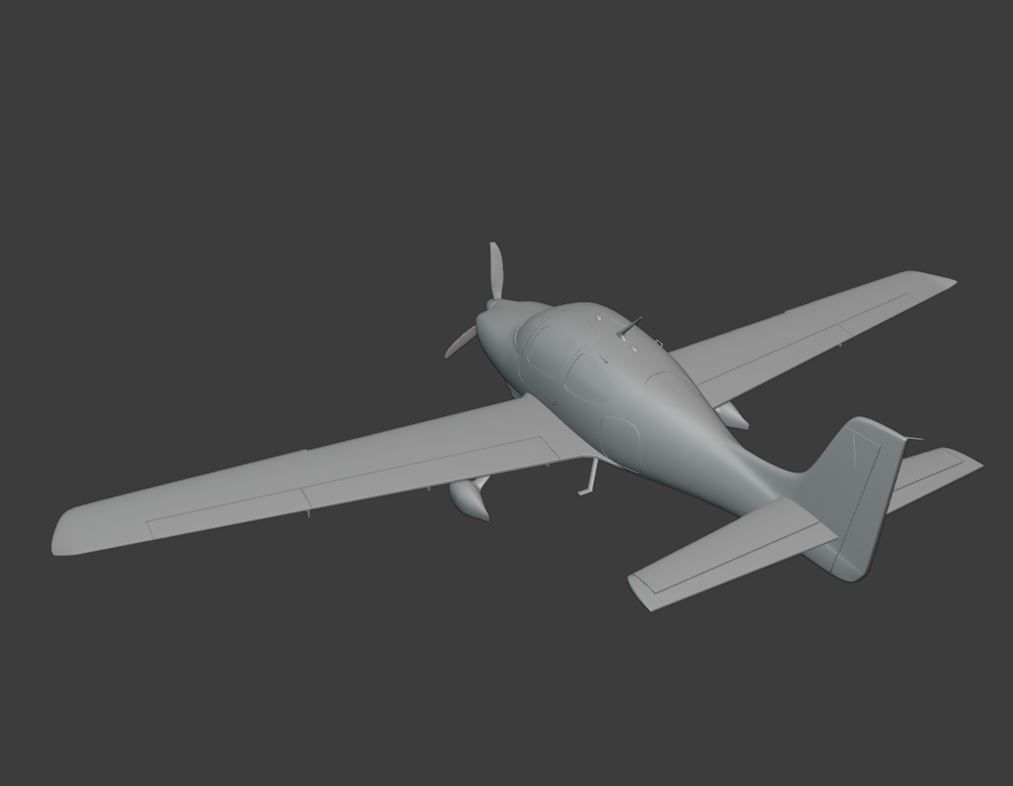 Cirrus SR22 3D model 3D printable | CGTrader