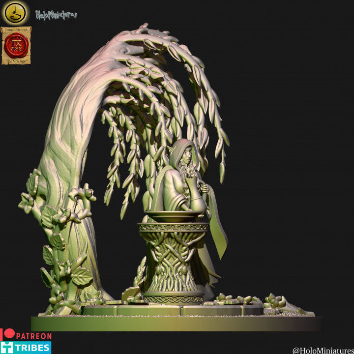 Wood elf queen unit filler 3D model 3D printable | CGTrader