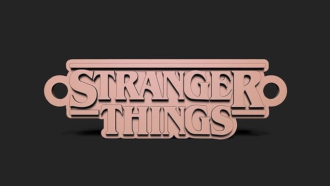 Stranger Things Logo 3D model 3D printable | CGTrader