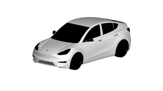 Tesla Y 3D model | CGTrader