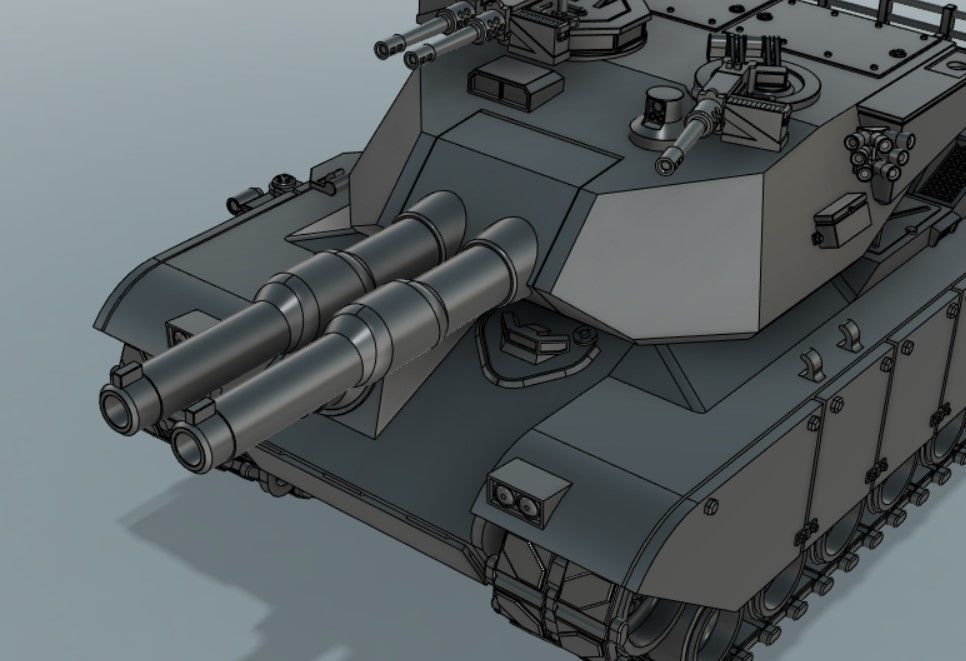 Super Abrams 3D model 3D printable | CGTrader